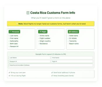 Costa Rica Immigration Lines? Here's What to Expect